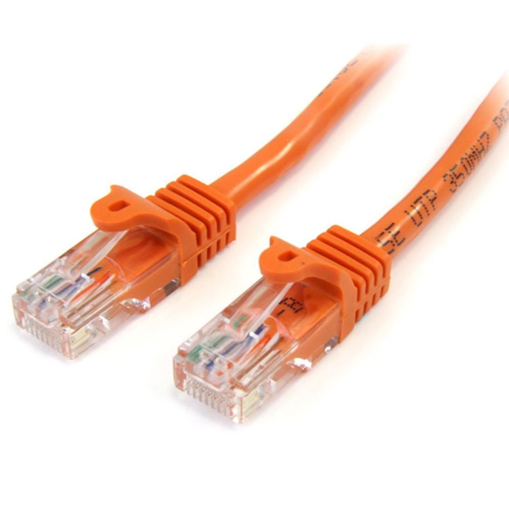 配送区分：SSサイズZU200KN【新品/取寄品/代引不可】1m カテゴリー5e LANケーブル オレンジ RJ45コネクタ(ツメ折れ防止カバー付き) イーサネット対応Cat5e UTPケーブル 45PAT1MOR※ご注文手続き後、当店より...
