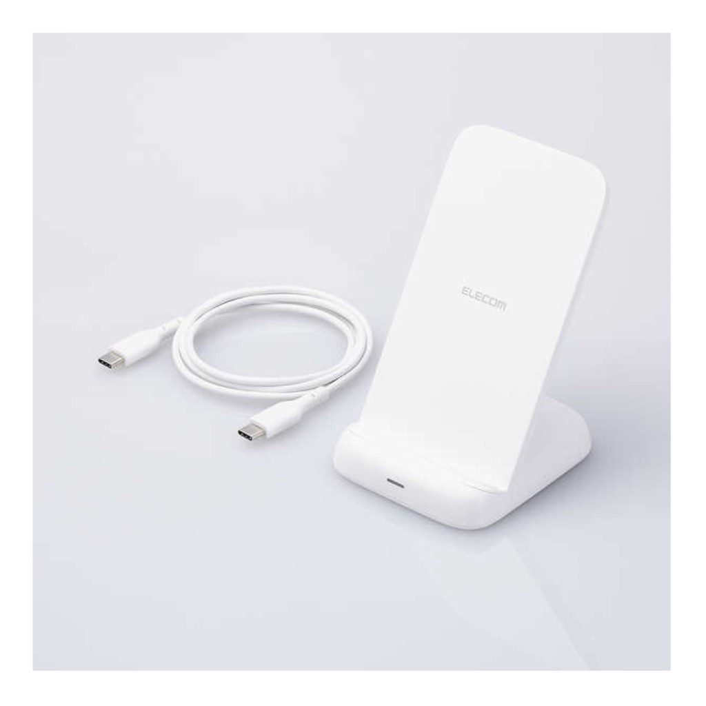 配送区分：SSサイズEL11AH0【新品/取寄品】Qi規格対応ワイヤレス充電器/最大出力12W/スタンドタイプ/EPP規格対応/3枚コイル/ホワイト W-QS11WH※ご注文手続き後、当店より発送予定日または取寄商品の在庫有無・納期を記載し...