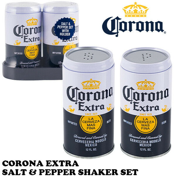 商品情報商品名CORONA コロナ S&P セット 【 ソルト＆ペッパー 】商品説明ブリキ製のCORONA EXTRA ビール缶の形をしたソルト＆ペッパーセットです♪本物のコロナビール缶を小さくしたミニサイズとっても可愛いですよ。なのでSP...