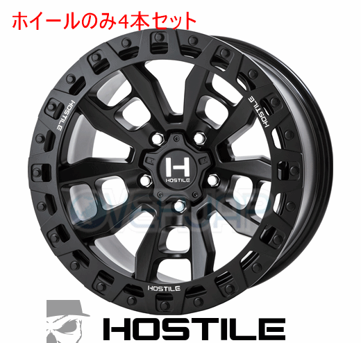 メーカー名HOSTILE (ホスタイル)商品名CRANDON (クランドン)カラーアスファルトサイズ17インチ 9.0J PCD：127 穴数：5 インセット：0送料送料無料(北海道・沖縄・離島除く)※北海道は送料：4000円となります。※...