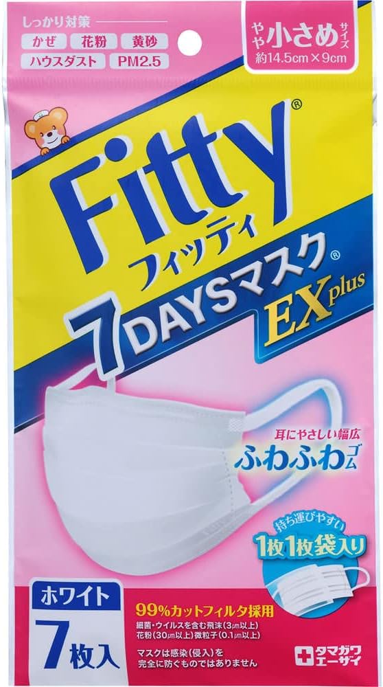 【使用方法】 (1)表と裏を確認します。「Fitty」の文字が正しく読める面を表側（外側）にしてください。 (2)ノーズフィッターを鼻の形に合わせます。（キッズタイプにはノーズフィッターを入れておりません） (3)顔にフィットさせながら、耳...