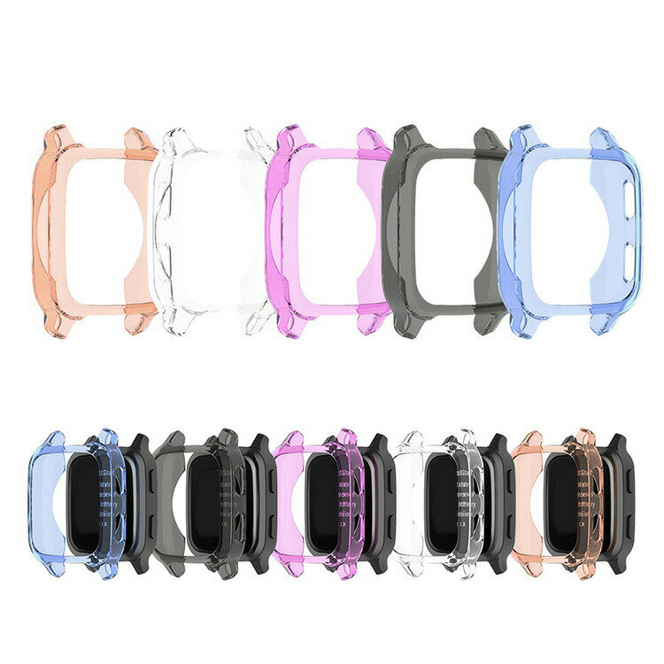 garmin venu sq/sq music/sq music emmi クリアケース/カバー 保護ケース カバー ソフトtpu クリア プロテクターカバー 耐衝撃 薄型 軽量 ソフトケース garmin(ガーミン)対応機種garmin ...