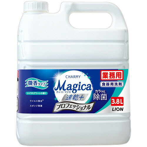 ●シトラスグリーンの香り、業務用3.8Lです。●タイプ／詰替●洗剤の種類／液体●香り／シトラスグリーンの香り●内容量／3.8L●シリーズ名／チャーミー●業務用※メーカーの都合により、2026年4月中旬頃の発売となります。●メーカー／ライオン...