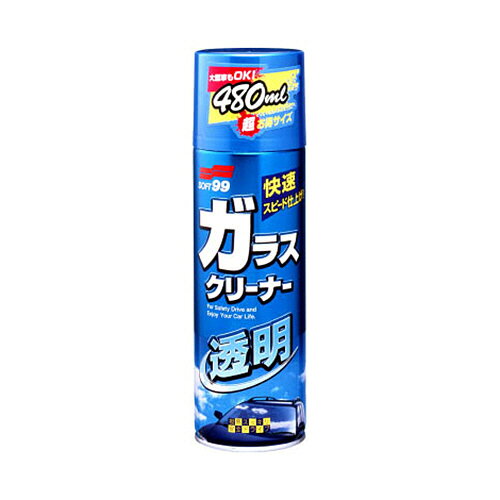 ●泡ギレの良い新処方のクリーナー液は、拭き取るタオルやウエスにスッとなじみ、拭きギレ爽快です。●拭きスジも残りにくく、透明な仕上がりです。●自動車用窓ガラスの洗浄。●容量(ml):480●メーカー／ソフト99●型番／4053●JANコード／...