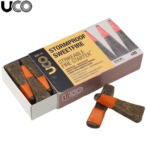 サトウキビの搾りかすであるバガスを原料にして作ったエコな着火材。風と濡れに強く、いかなる状況でも優れた焚き付けとして活躍します。1個で約8分間燃焼します。 ■内容：8本入り ■サイズ：約115×65×30mm ■燃焼時間：約8分 ※この商品...