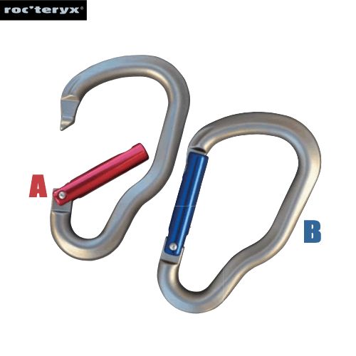 ■強度：24-10-8KN ■重さ：90g ■タテ長：125mm ■開口幅：28mm 　カラビナの選び方はこちら メール便注意事項は画像を拡大してご確認ください。 【ロックテリクス　roc'teryx rocteryx】【カラビナ】【クライ...