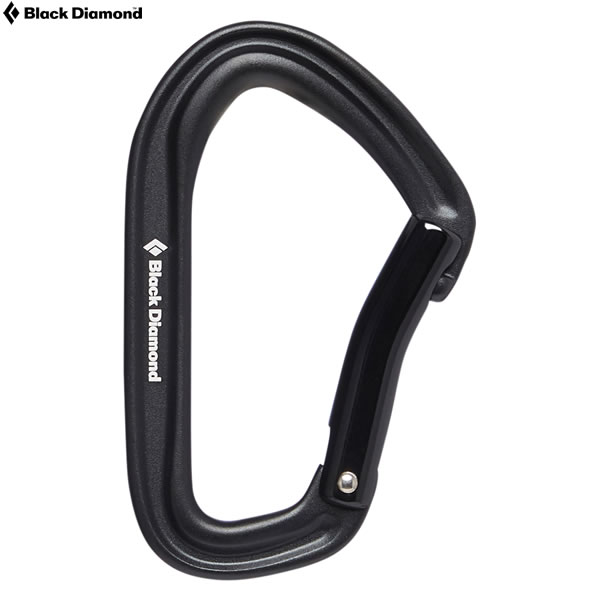 ホットフォージカラビナのベントゲートタイプ。クイックドローのロープクリップ側に使用します。クリップしやすい深いバスケット形状。ゲートの正面と側面を平らにして、クリップしやすくミスオープンしにくくしてあります。 ・ホットフォージ製法による軽量...