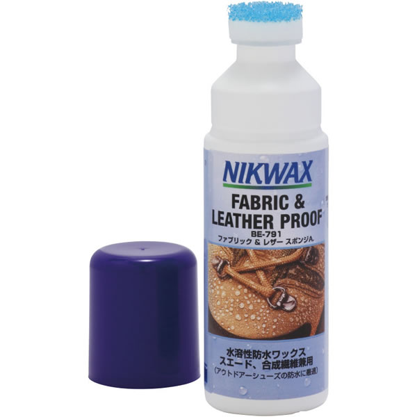 ナイロン繊維、レザー兼用撥水剤。 ●表革専用撥水剤 ●容量：125ml 【ニクワックス　NIKWAX】【メンテナンス（シューズ/ブーツ）】【20SS】より簡単に ニクワックスは、微粒子の活性成分を運ぶ基材に水を使用。 そのため、活性成分が水...
