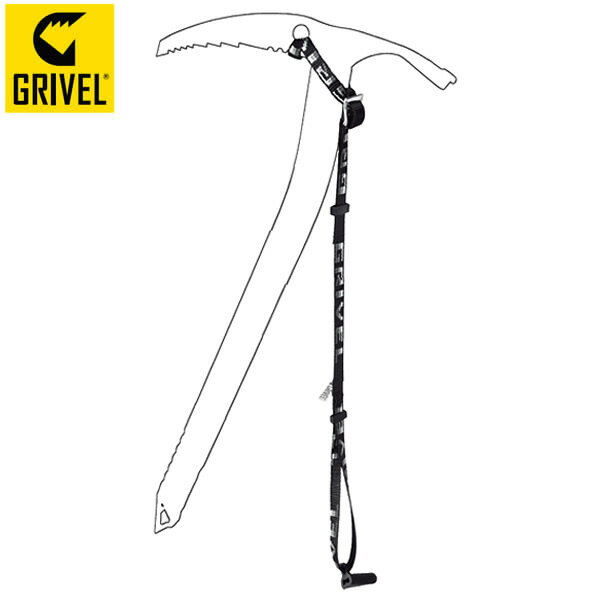 11mm幅のしなやかな織テープでソフトに手の甲にフィットする軽量リーシュです 重量：30g 最長使用長：80cm 【グリベル　GRIVEL】【アイスアックス】【アイスバイル】【リーシュ】【23FW】 メーカー希望小売価格はメーカーサイトに基...