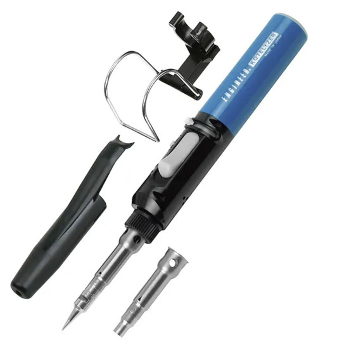 ●電源不要のコードレスなので屋外などの作業に最適です。 ●ワンタッチ操作で30秒の秒速加熱です。 ●1回のガス充填で1時間以上使用できます。 ●安全な作業フィールドを確保するマルチホルダー付き。 ●電源などの無い場所や、屋外での作業などに重...