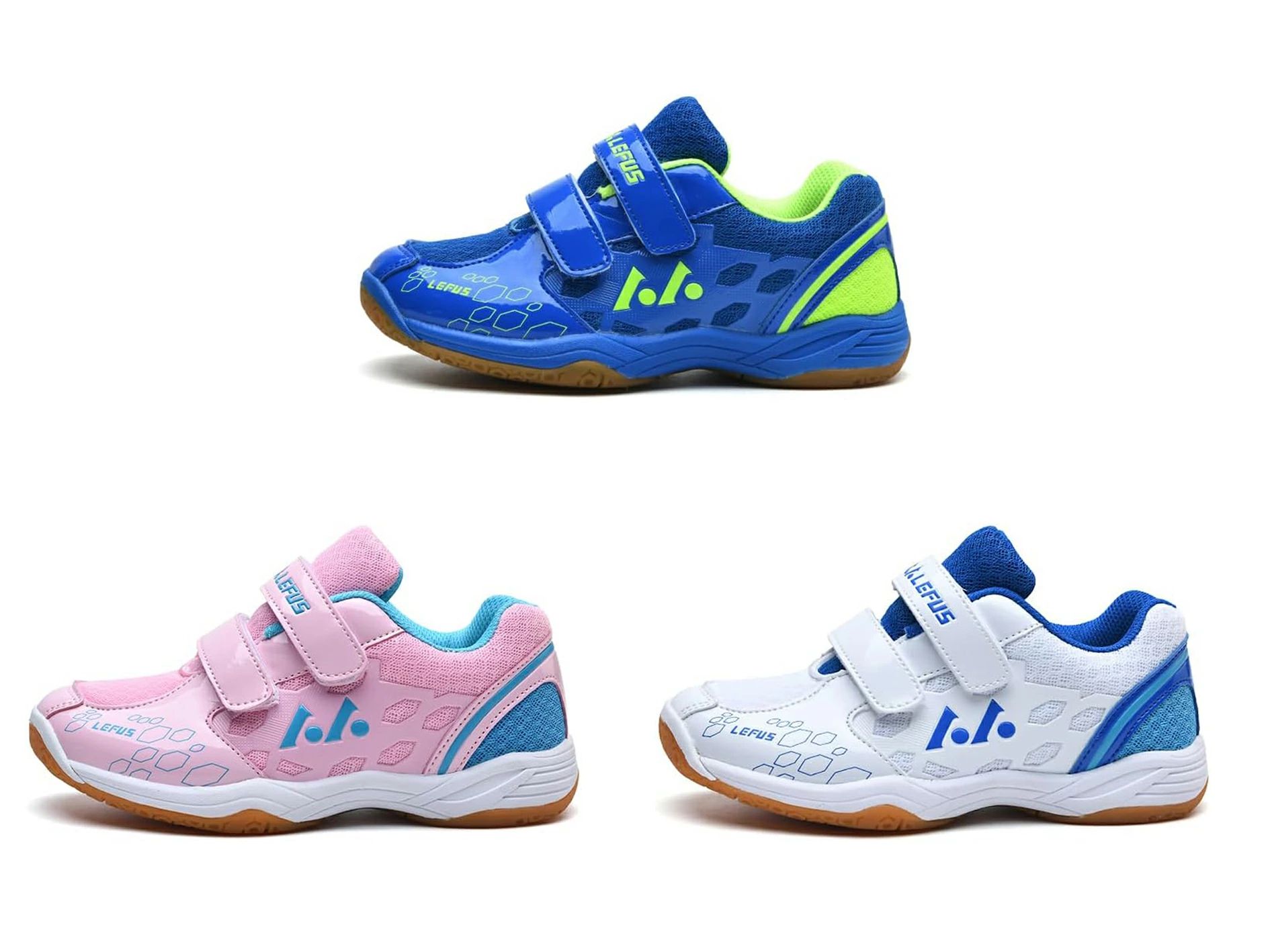 バドミントンシューズ キッズ 男の子 トレーニングシューズ 子供靴 女の子 体育館シューズ 室内スポーツ クッション性 軽量 滑り止め 運動靴 ソール素材ゴム外装素材レザークロージャータイプマジックテープこの商品について【通気性がある素材】...