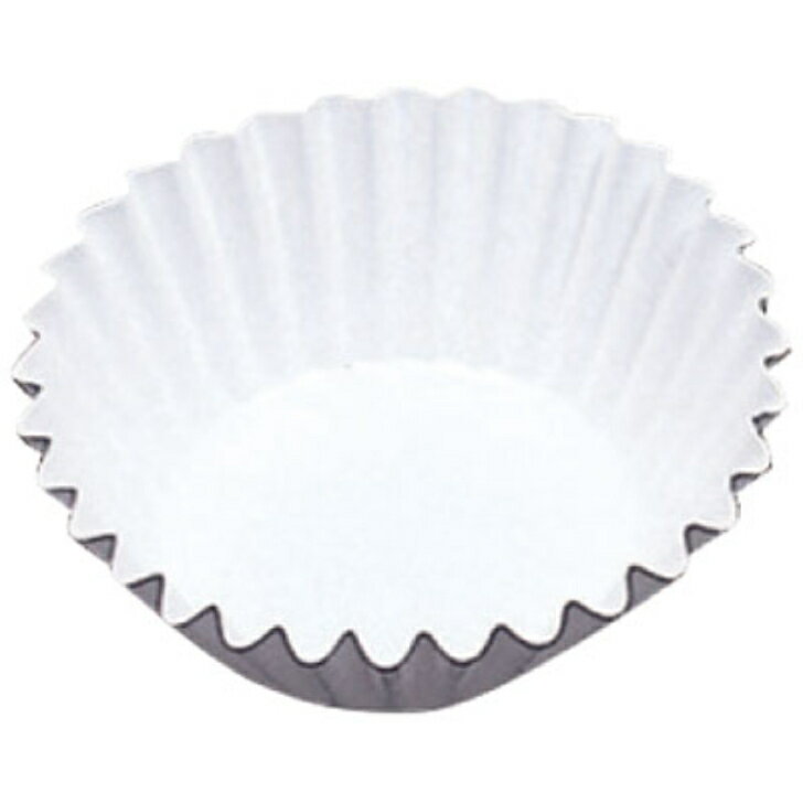 紙ケースカラー　7F　ホワイト（1本/500枚入）底径Φ45×高さ27mm オーブンレンジOK、オーブン対応、レンジ対応 【商品説明】 商品番号：Y003777 紙ケースカラー　7F　ホワイト　500枚入メーカー名東洋アルミエコープロダクツ...