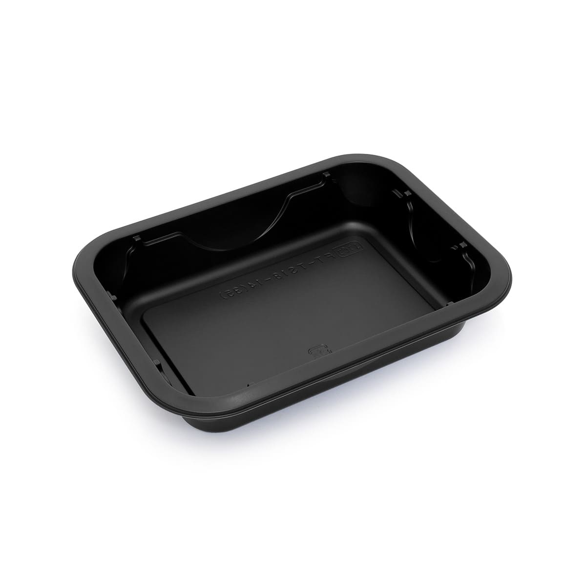 【バラ販売】エフピコ 耐寒・耐熱容器 FT－TS18－14（35）　耐寒黒（1袋/50枚入）F045032 回収された透明容器やPETボトルをリサイクルした原料を使用。CO2の排出を抑えた環境負荷の少ない商品。 【商品説明】 【規格内容】幅...