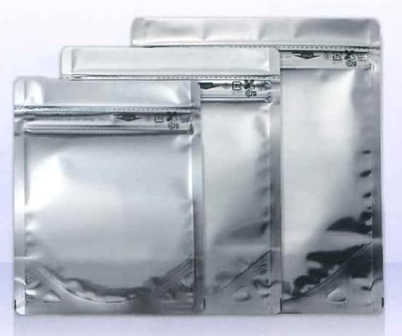 【ケース販売】セイニチ チャック付き袋 ラミジップ アルミ蒸着 平袋 VMタイプ VM-1616F（1ケース/1700枚入）サイズ：チャック上32mm+チャック下160mm×袋巾160mm 農産加工品・健康食品・菓子類・ペットフード・日用雑...