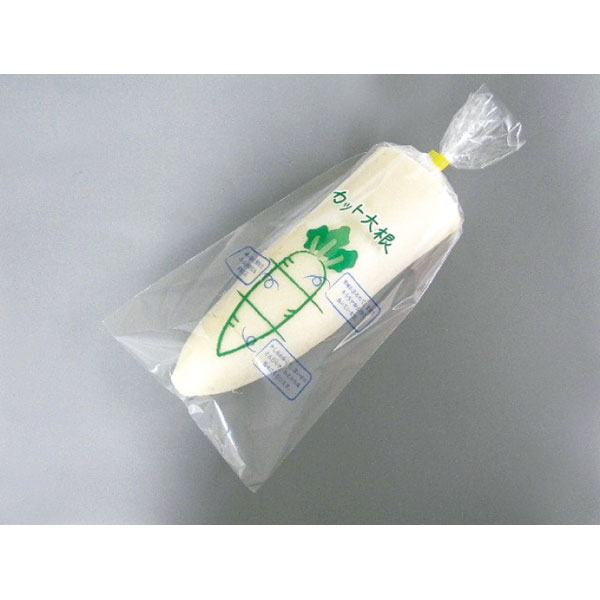 【バラ販売】ecoPOSカット大根 ＃20 穴無（1包/1000枚入） バーコード付きでラベル貼の手間が省けます。 【商品説明】 【規格内容】幅160×長さ350mm【厚み】0．02mm【穴数】穴無【材質】OPP防曇【補足1】青果物全般【補...