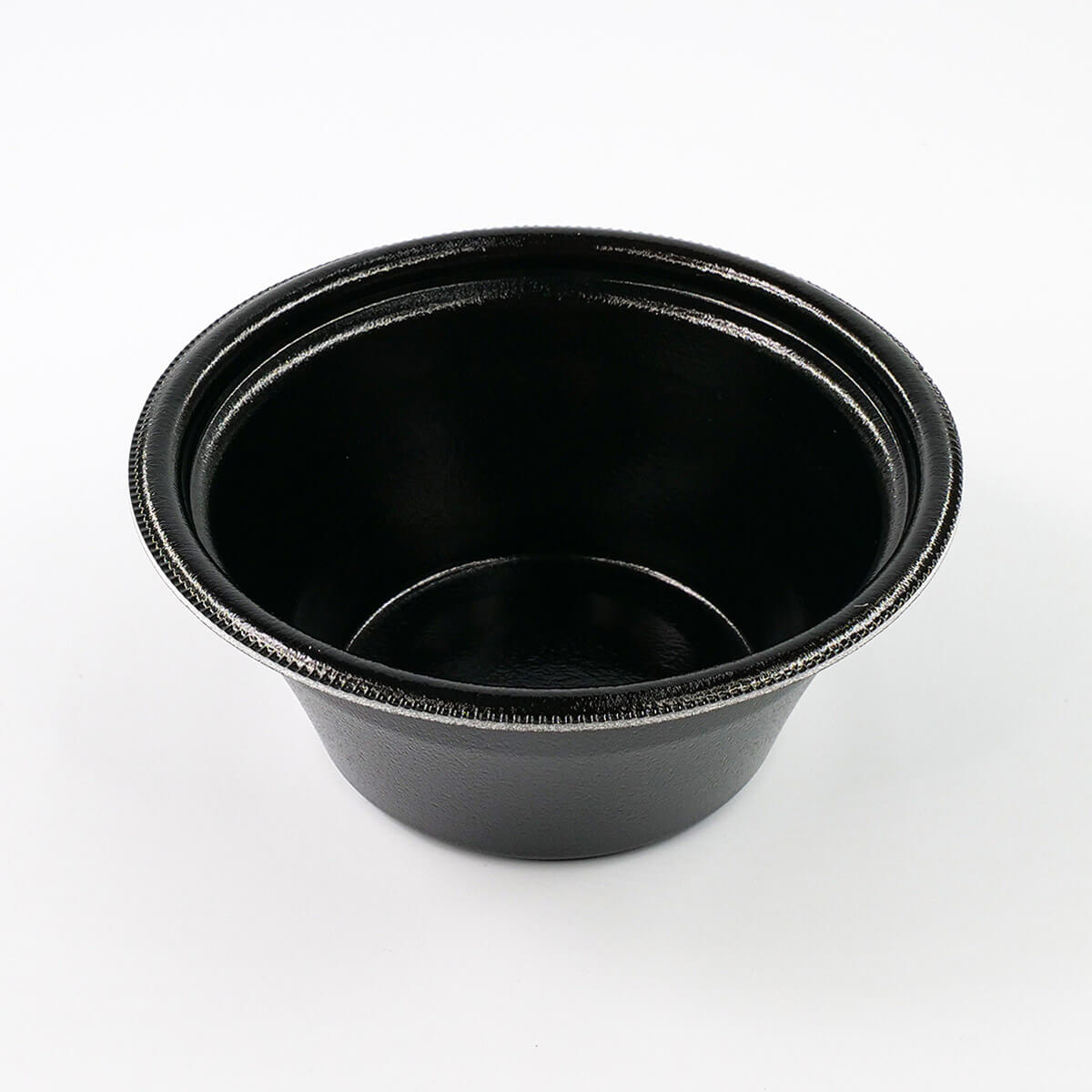 【バラ販売】スープ専用容器 MFPホットカップ145（63）　黒W（1袋/50枚入） スタック性が高いスープ専用容器。 ◇種類:容器(MFP素材)◇材質:PSP耐熱(MFP)◇商品サイズ　直径×高さ(mm):φ142×63◇重量(g):4....