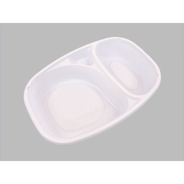 【ケース販売】テイクアウト弁当容器 （カレー）KF－51白（1ケース/600枚入）4560140355232 お弁当容器です。外篏合タイプ。 【商品説明】 【規格内容】幅232×奥行164×高さ39mm【材質】PPF【色】白【柄】柄無【商品...