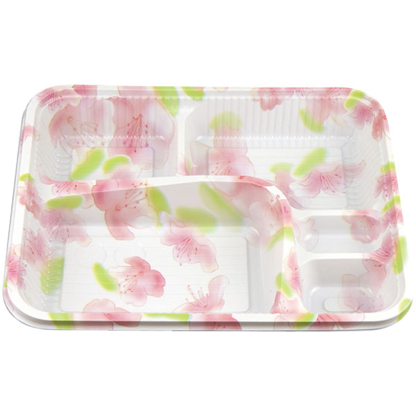 【バラ販売】弁当容器　Z－256　蘭本体（B）（1袋/100枚入）4935168387525 レジャーやイベント、低価格帯弁当に！！ 【商品説明】 【規格内容】幅238×奥行190×高さ33mm【容量】ご飯約280g【販売形態】本体のみ【色...