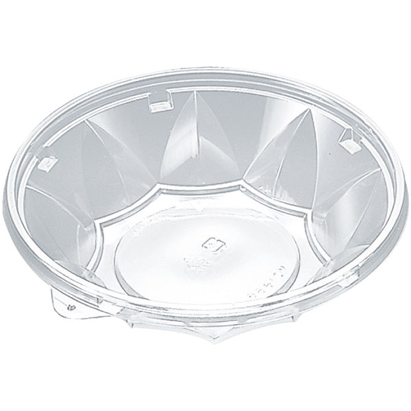 【バラ販売】クリーンカップ　MD165B　本体（1袋/50枚入）4946944036988 透明性の高いバイオA－PET使用。 【商品説明】 【規格内容】直径Φ165×高さ40mm【容量】525ml【耐冷耐熱温度】60℃【販売形態】本体のみ...