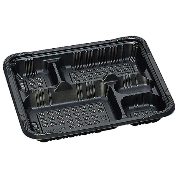 【ケース販売】RP－4－2H　黒　E（1ケース/600枚入）4977017274259 省資源化に貢献するリデュース・プロダクトシリーズ。 【商品説明】 【規格内容】幅238×奥行200×高さ34mm【耐冷耐熱温度】130℃【販売形態】本体...