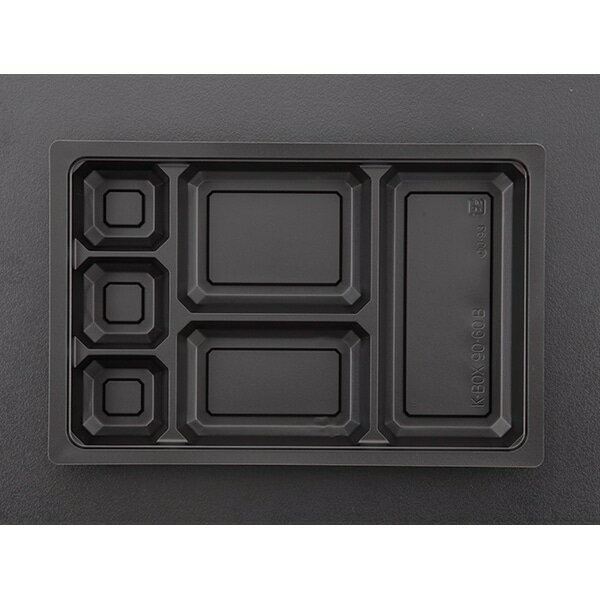 【ケース販売】箱弁当　K－BOX90－60B中仕切黒（1ケース/600枚入）18614 K－BOX90－60外箱と組み合わせてお使いいただける中仕切です。 【商品説明】 【規格内容】幅275×奥行180×高さ35mm【材質】PPF【色】黒【...