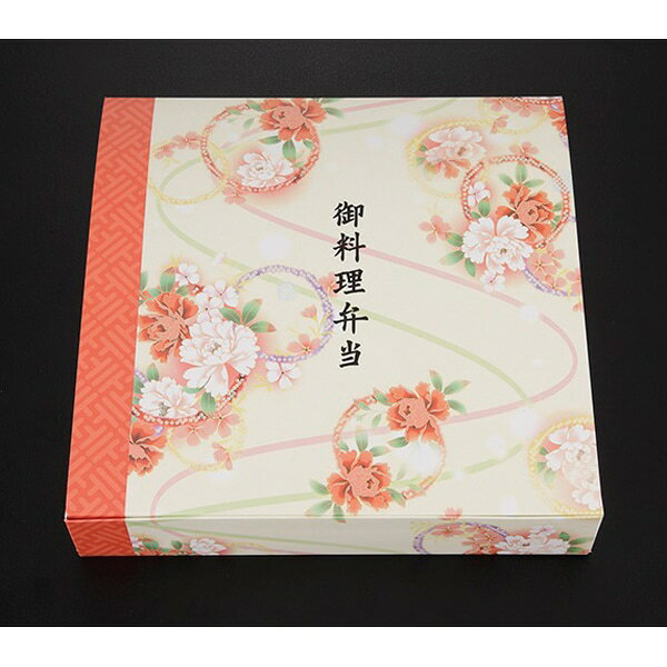 【ケース販売】紙箱弁当　K－BOX　75－75　天華（1ケース/300枚入）50752 KーBOX75－75中仕切と組み合わせてお使いいただける外箱です。 【商品説明】 【規格内容】幅225×奥行225×高さ40mm【材質】紙／フタ裏OPP...