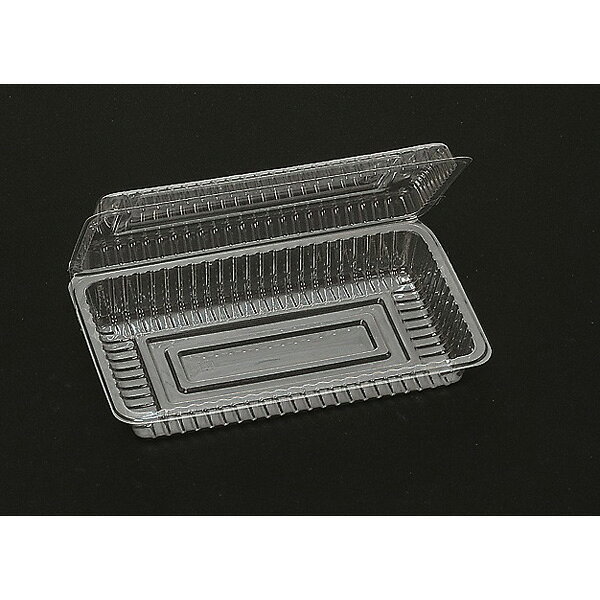 【ケース販売】フードパック　P－特大－E（1ケース/1200枚入）4977017200333 さまざまなシーンに対応できる汎用一体式容器。 【商品説明】 【規格内容】幅246×奥行147×本体の高さ30（蓋の高さ15）mm【材質】OPS【色...