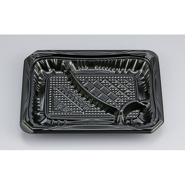 【ケース販売】弁当容器　CZラプレ7－1　BS黒本体（1ケース/600枚入）4935168384630 作業効率アップ 【商品説明】 外寸 230mm×172mm×27mm素材 BS入数 袋： 50　ケース： 600容量（CC） ーケースサ...