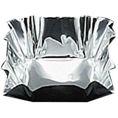 ホイルケース厚手　四角型　500枚入 底（幅40×奥行40）×高さ25mm【厚み】0．025mm 【商品説明】 合紙がなく、剥離性が良いのが特徴です。【規格内容】底（幅40×奥行40）×高さ25mm【厚み】0．025mm【材質】AL（アルミ...