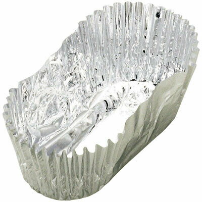 小判型　7号　アルミ　12μ　銀（1本/500枚入） 幅35×奥行75×高さ30mm0．012mm 【商品説明】 【規格内容】幅35×奥行75×高さ30mm0．012mm【材質】アルミ【キーワード】アルミ製おかずカップ、テイクアウト、持ち帰...