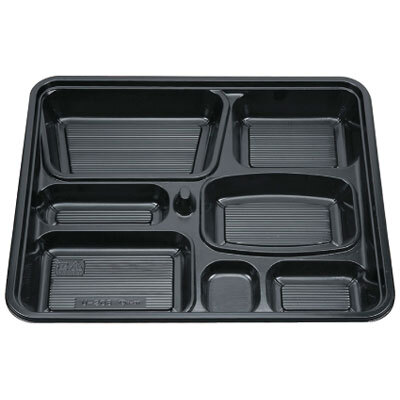 U−208　能登共蓋セット 1袋(20枚) 優美な器でおもてなしの心を演出。 【商品説明】 メーカー名シーピー化成（株）名古屋支店規格350X300X40MM色・柄黒/柄無梱包袋20枚ケース200枚【規格内容】幅350×奥行300×高さ40...