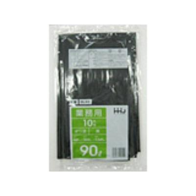 90L ポリ袋 GL92 （黒） ●サイズ：0.045×900×1000mm ●材質：LLDPE●入数：10枚