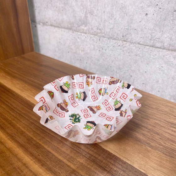 HA・子供柄 純白ペットケース ひまわり小◇麻の葉のデザインのおかずカップです、お弁当やお惣菜に！◇紙素材ですので電子レンジやオーブンに対応！◇紙素材の比率が高いので、食べ終わった後は可燃ごみで捨てれます。※オーブントースター・直火は不可で...