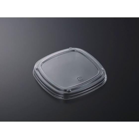 ●蓋：レンジ不可●素材：OPS●耐熱温度80℃　　　　　　●サイズ（mm）：159×159×20●入数（ケース）：600枚（50枚入×12袋）