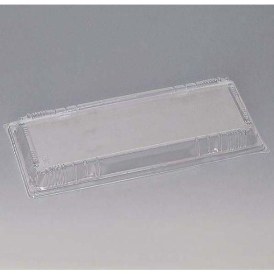 新角桶 210F （外嵌合） 蓋 ●本体：レンジ不可●素材：OPS●耐熱温度：80℃　　　　　●サイズ（外寸×深さ/mm）：322×137×22●入数：50枚（10枚×5）