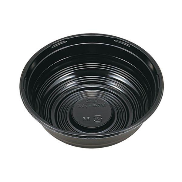 MS丼-362 黒 本体◇定番のどんぶり容器です。◇テイクアウトにもイベントにも最適です。◇レンジ対応のどんぶりです！※MS丼-362 嵌合蓋 の本体です。●本体：レンジ対応●素材：MSD●耐熱温度：110℃　　　　　●サイズ：φ168×6...