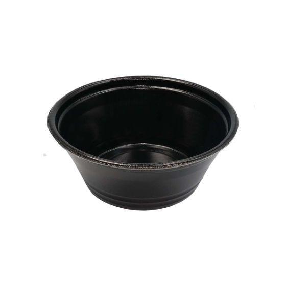 DLV麺丼20（78） MFP 黒W◇麺にも丼にも対応できる、発泡のどんぶりです。◇電子レンジ対応の発泡のどんぶりです。※対応する中皿、蓋のサイズを確認ください。●本体：レンジ対応●素材：PSP耐熱（MFP）●容量（ml）:約 650（中皿...