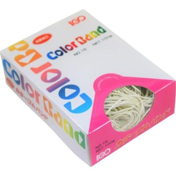 アイ・ジー・オー 輪ゴム （RB16-1H-W）◇食品包装・軽包装・農業用地等に！◇UVカット袋のため、従来品より、劣化しにくく長持ちする様になるました。◇抗菌加工済みのため、野菜等の食材に安心、安全にご利用できます。◇一般用から事務用まで...