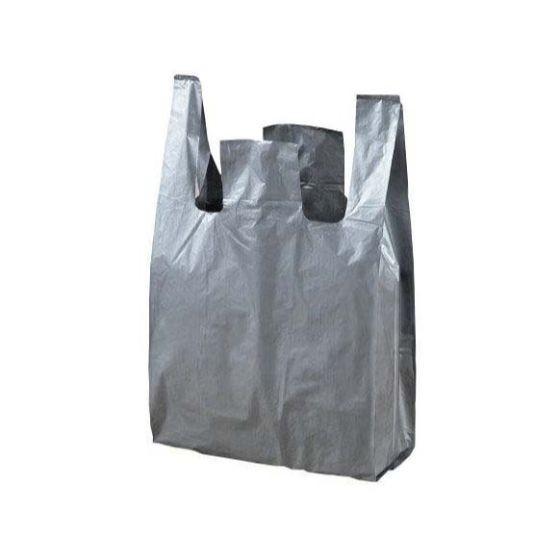 TC45 シルバー　◇東日本サイズ 45号 / 西日本サイズ 45号 / LLサイズ◇中身が透けにくいシルバータイプで、吊り下げて使えます。◇目安は2.0Lのペットボトルが3本入る感じです。●材質：HDPE●サイズ：450（マチ150）×5...