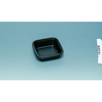 TR-32H 黒 本体◇TRシリーズ・多彩な形状でいろいろなメニューに対応！●レンジ対応●素材：PPF●耐熱温度：130℃　　　　　●サイズ：158×158×45mm ●入数：50枚【50枚】TR-32H 黒 本体 （約700ml） 使い捨...