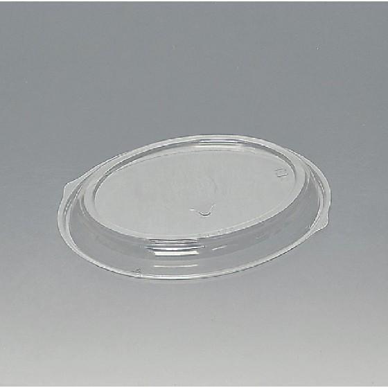 TR-170F 有穴（内嵌合） ◇TRシリーズ・多彩な形状でいろいろなメニューに対応！●蓋：レンジ不可●素材：OPS●耐熱温度80℃　　　　　　●サイズ：232×172×21mm ●入数：50枚【50枚】TR-170F 有穴（内嵌合） 楕円...