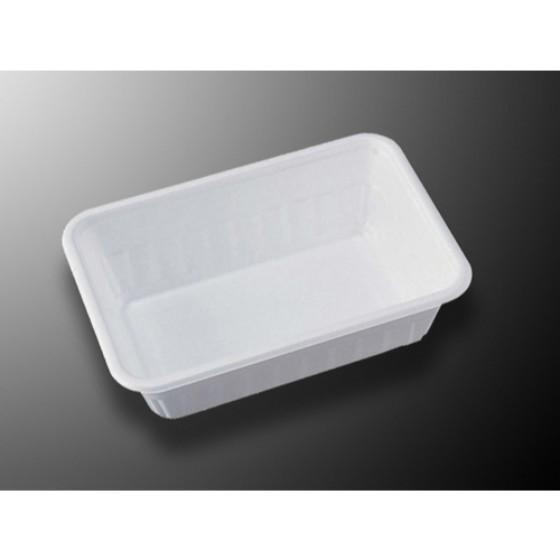 CFランチBOX-2 白 身（本体） ◇ご飯とおかずを分けれる、二段式のお弁当容器です。●本体：レンジ対応●素材：CT●耐熱温度：130℃　　　　　　●サイズ：189×131×56mm ●入数：50枚【50枚】CFランチBOX-2 白 身（...
