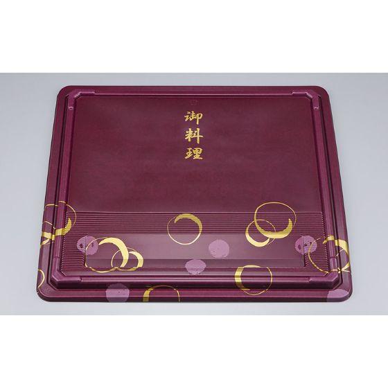 CU-237 あさか共蓋●蓋：レンジ不可●材質：HIPS●耐熱温度：85℃ ●サイズ：350×318×10mm●入数：20枚