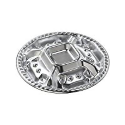 シェルトプラッター◇誰が盛り付けてもボリューム満点！●レンジ不可●素材：PSP●耐熱温度：80℃●サイズ：φ250×49mm●入数：25枚