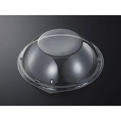 デリデコ◇蓋が高くドーム状なので三次元的な盛り付けが可能です！◇売り場で圧倒的な存在感を演出します。●レンジ不可●素材：A-PET●耐熱温度：60℃●サイズ：φ280×81mm●入数：20枚