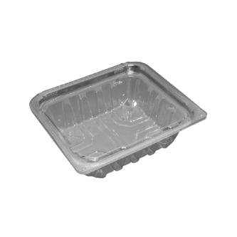 T-角もり-285嵌合蓋 APエコ◇回収された透明容器やPETボトルをリサイクルした原料を使用。◇CO2の排出を抑えた環境負荷の少ない商品です。※WPS-角324-194 柾目朱 8仕切付 の蓋です。●蓋：レンジ不可●材質：エコAPET●耐...