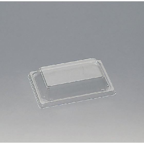 福皿18-12F 蓋◇定番のお惣菜の容器です。◇スーパーやお弁当やさんで人気です。●蓋：レンジ不可●素材：OPS●耐熱温度：80℃　　　　　●サイズ（mm）：182×122×30●入数：50枚　