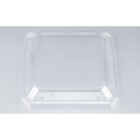 BFNアルバ31嵌合蓋◇つまり感を重視した設計！◇細めに設計された仕切形状でギッシリと詰まった見映えに！◇高さのある仕切で盛り付けやすさもUP！●蓋：レンジ不可●素材OPS●耐熱温度：85℃　　　　　●サイズ：204×204×H20mm●入...