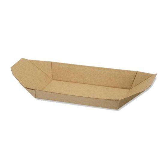 ◇ナチュラルなクラフトテイストの食品トレーです。◇内側に耐油加工をしているので、食品を直接入れられます。※オーブン・電子レンジ使用不可※食品の長期保存には適しません●レンジ：不可●サイズ：天面215×105／底面130×65／高30mm●材...