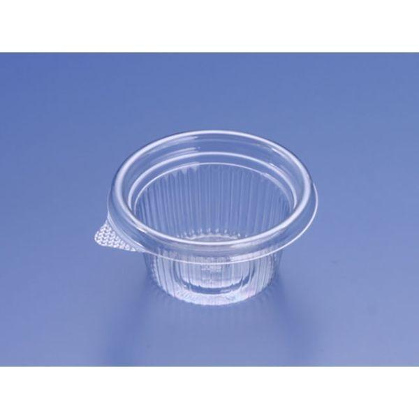 バイオカップ　MP71-60B◇ドレッシングや薬味の容器です。●本体：レンジ不可●素材：バイオPET●耐熱温度：60℃●容量：約 74cc （首下容量：56cc）●サイズ：φ71×H36mm●入数：50枚
